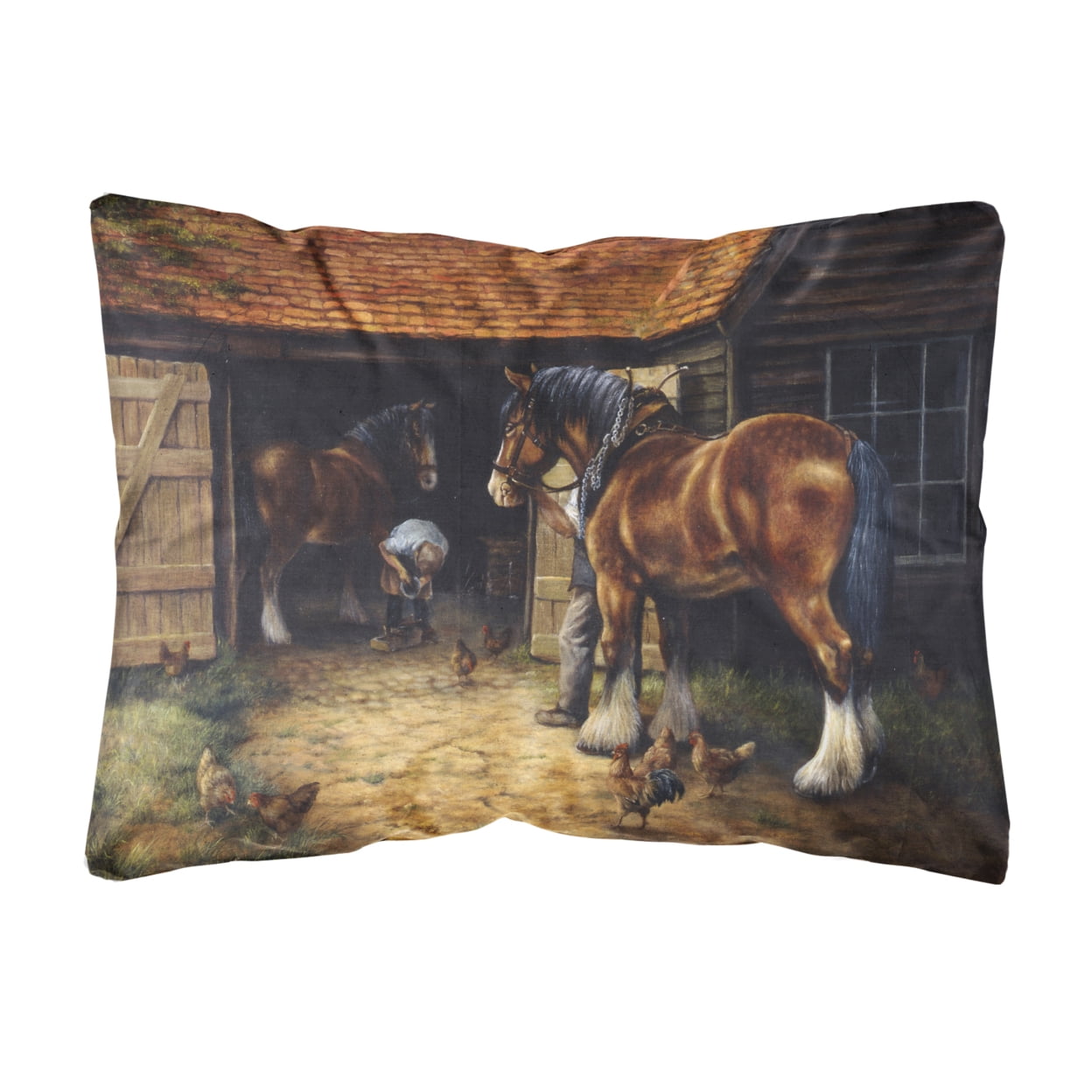 Carolines Treasures BDBA0086PW1216 Horse and The Blacksmith by Daphne ...