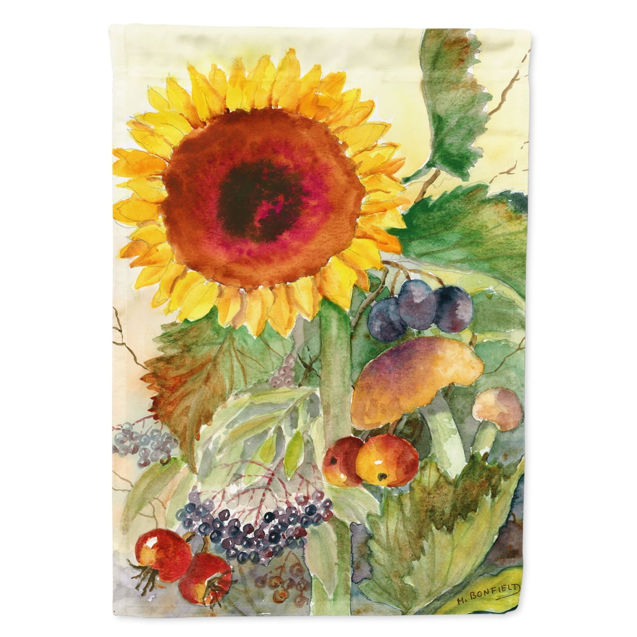 Carolines Treasures BMBO0698CHF Autumn Flowers I by Maureen Bonfield ...