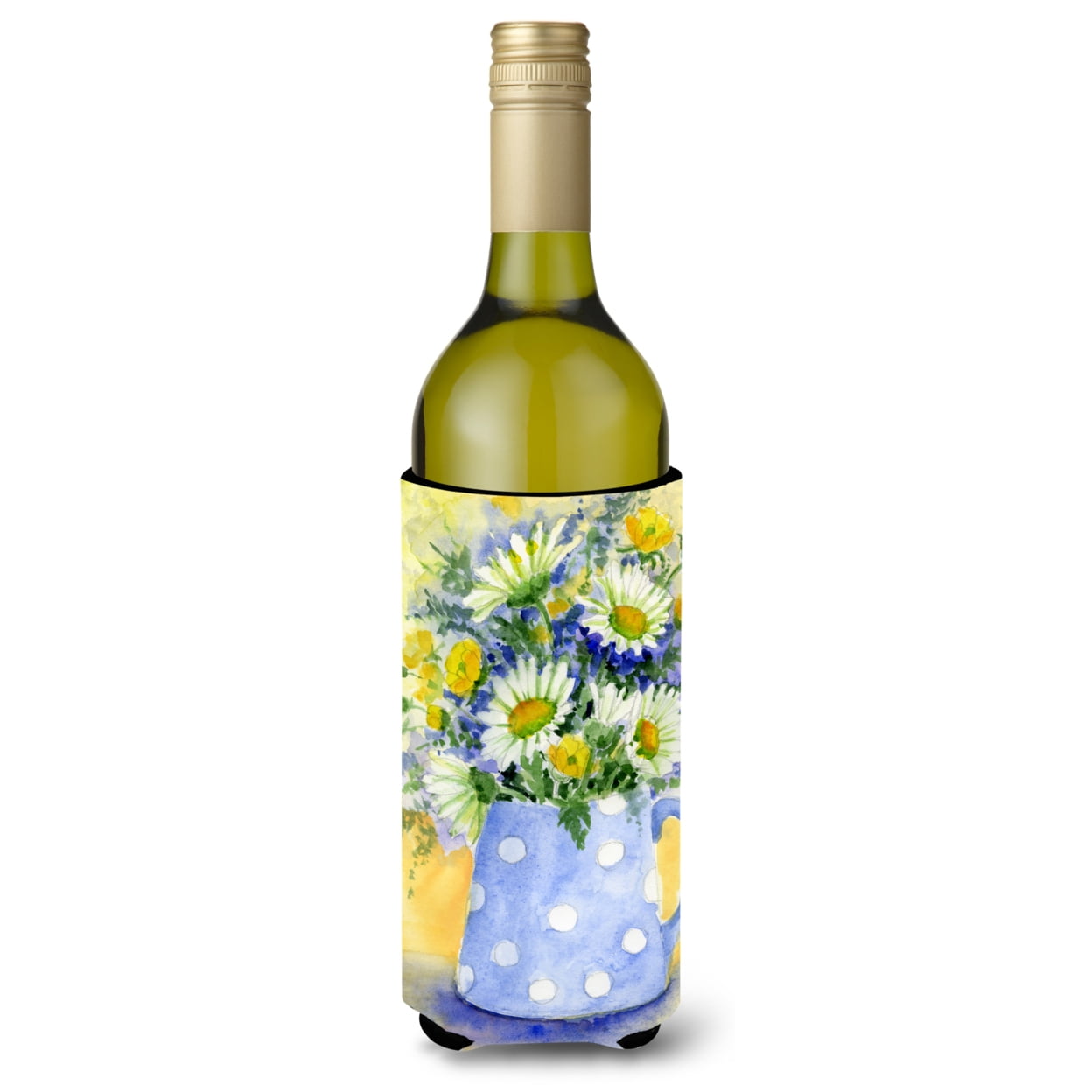 Carolines Treasures BMBO0730LITERK Blue and Yellow Flowers by Maureen ...