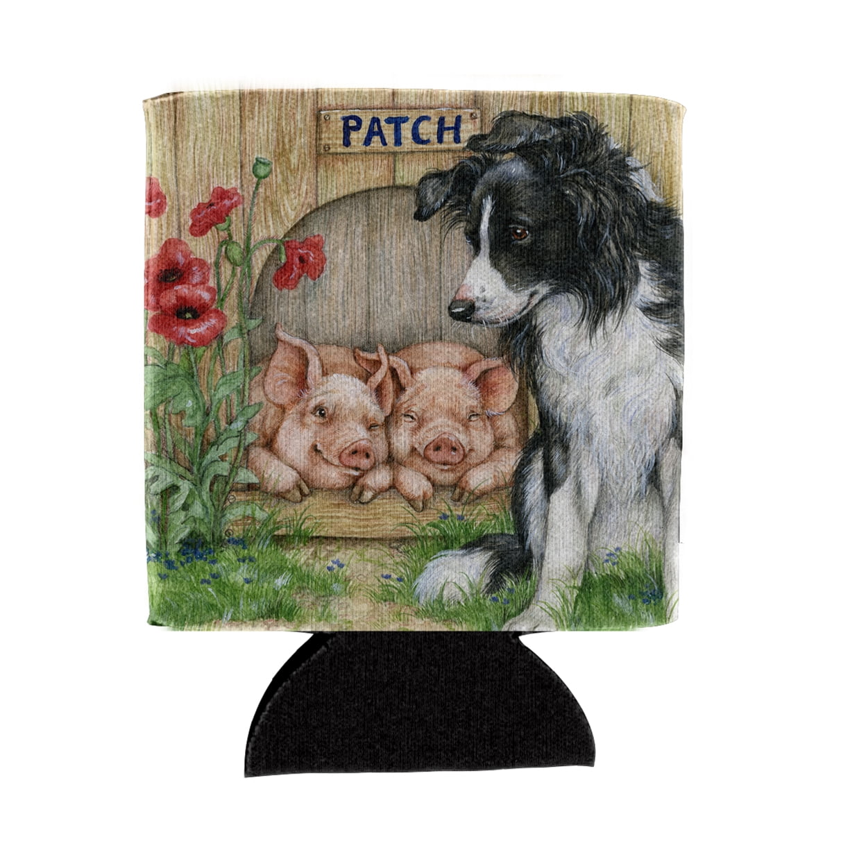 Carolines Treasures CDCO0362CC Patch the Border Collie and Piglet ...