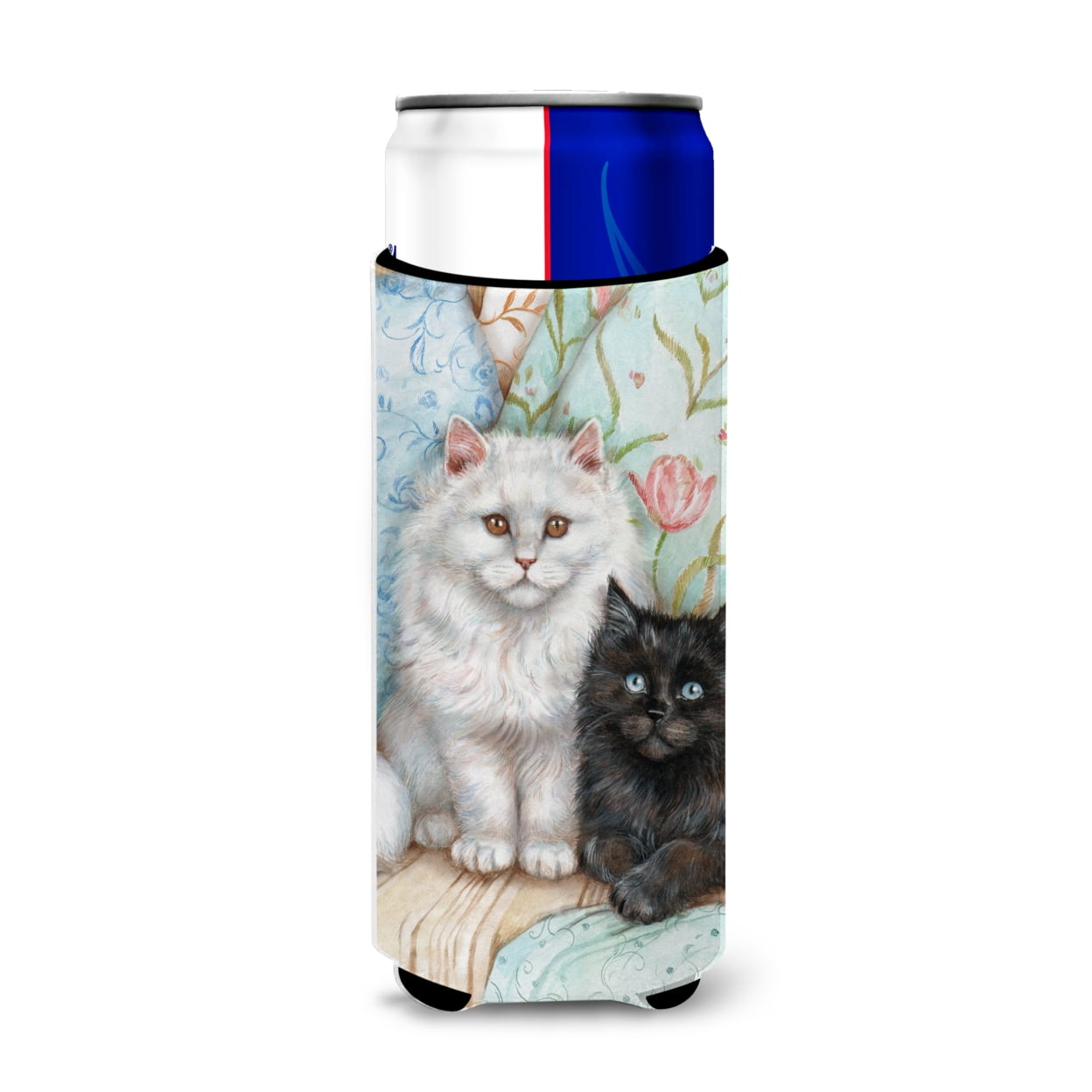 Carolines Treasures CDCO0510MUK A Black Cat and A White Cat Ultra ...