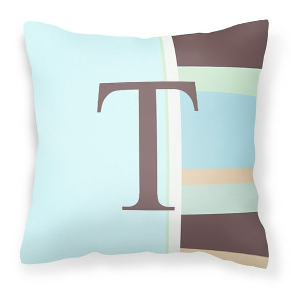 Carolines Treasures CJ1003-TPW1414 Letter T Initial Monogram - Blue ...