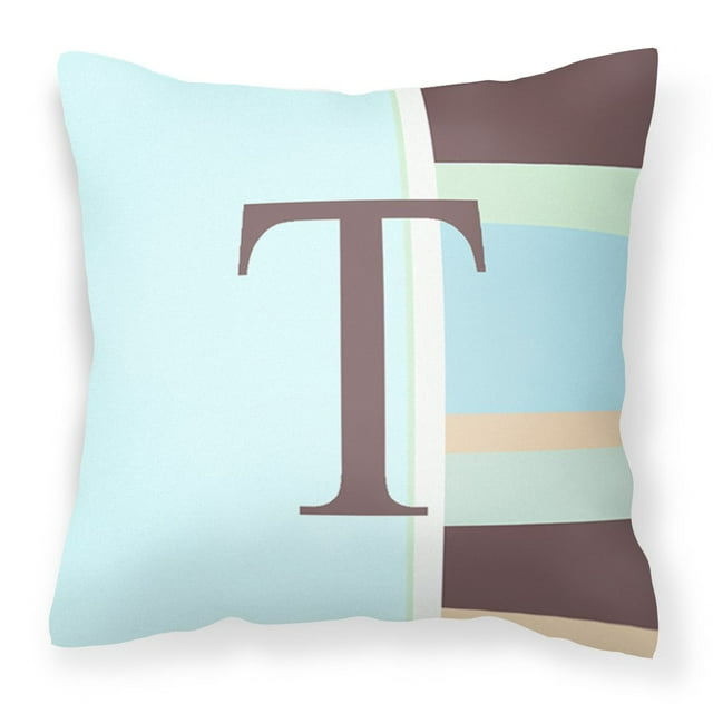 Carolines Treasures CJ1003-TPW1414 Letter T Initial Monogram - Blue ...