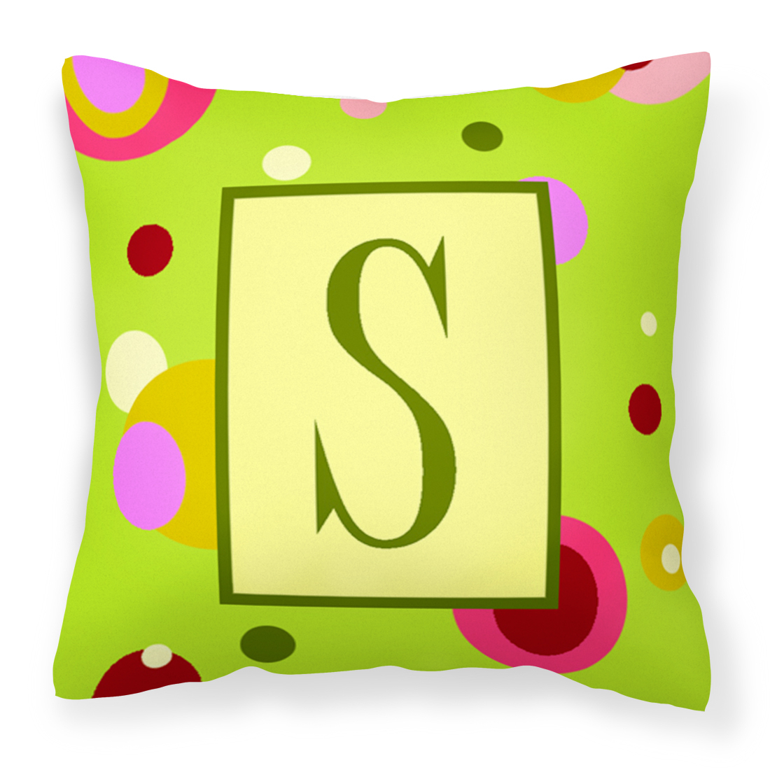 Carolines Treasures CJ1010-SPW1414 Letter S Initial Monogram - Green ...