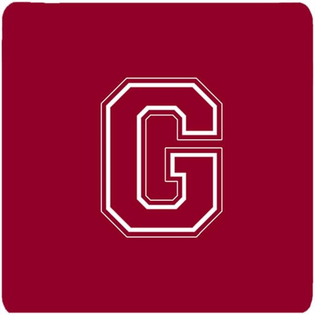 Carolines Treasures CJ1032-GFC Set of 4 Monogram - Maroon and White ...