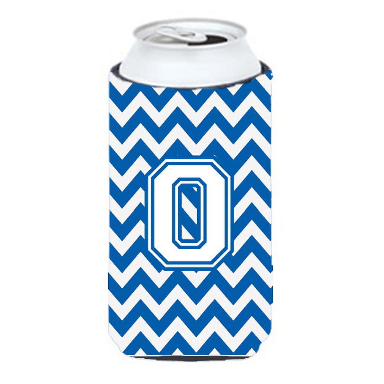 Carolines Treasures CJ1045-OTBC Letter O Chevron Blue and White Tall ...