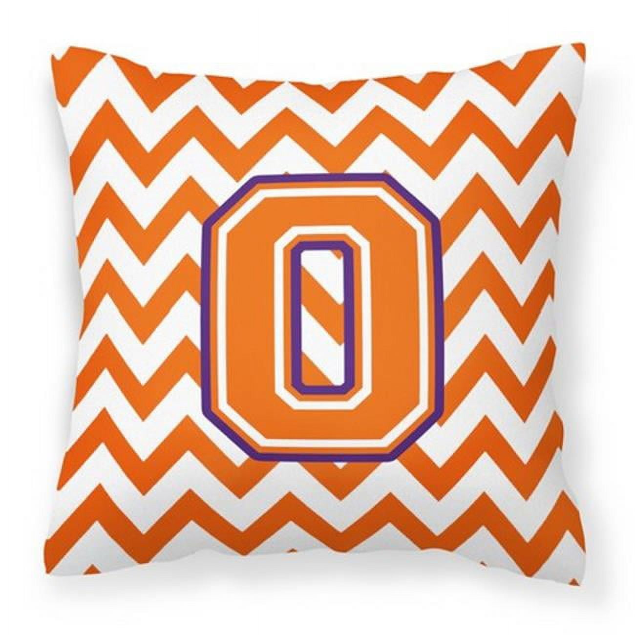 Carolines Treasures CJ1062-OPW1414 Letter O Chevron Orange & Regalia ...