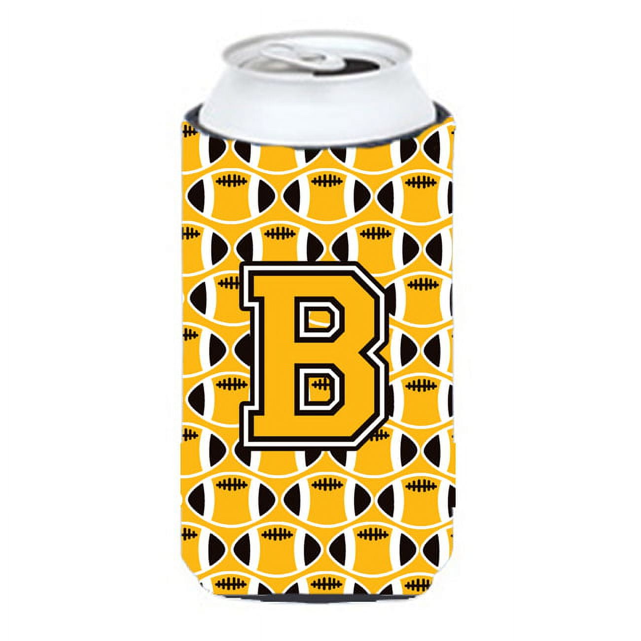 Carolines Treasures CJ1080-BTBC Letter B Football Black Old Gold and ...