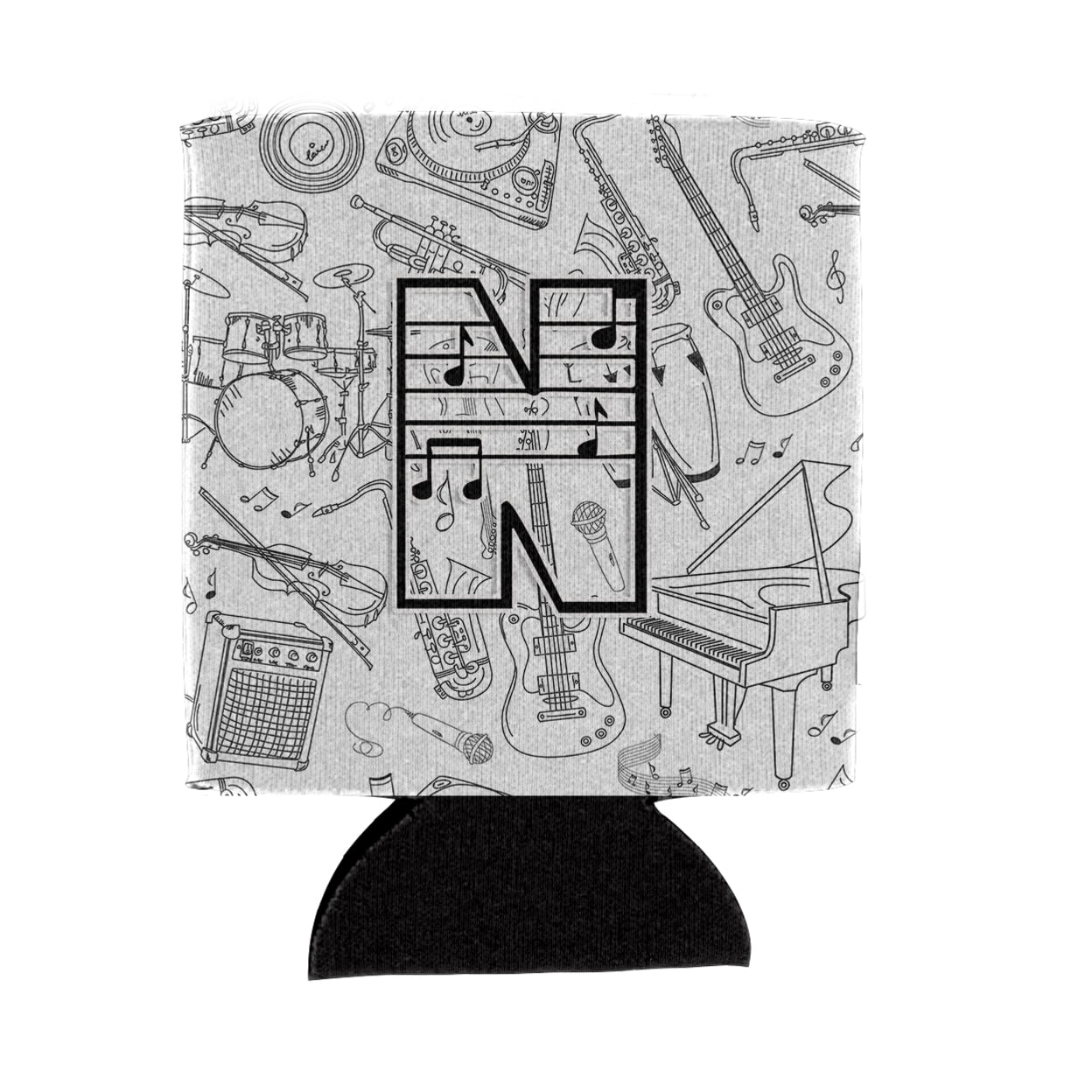 Carolines Treasures CJ2007-NCC Letter N Musical Note Letters Can or ...