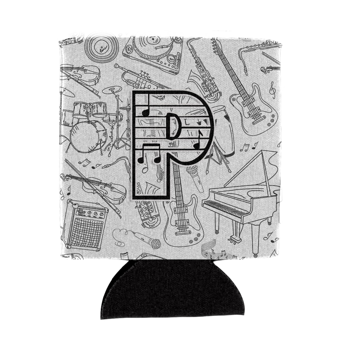 Carolines Treasures CJ2007-PCC Letter P Musical Note Letters Can or ...