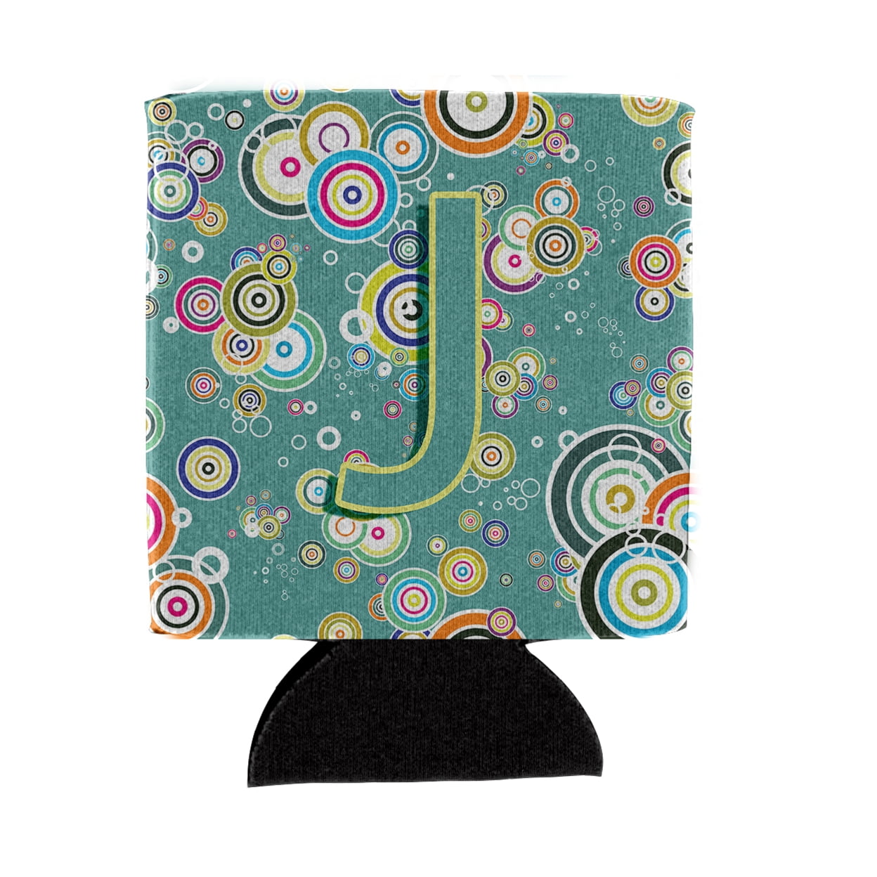 Carolines Treasures CJ2015-JCC Letter J Circle Circle Teal Initial ...