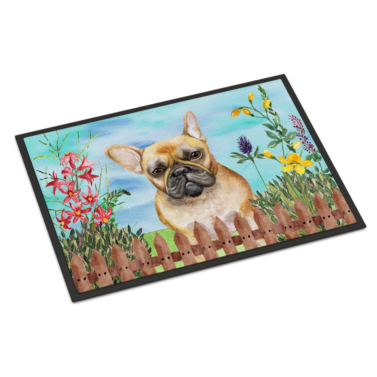 Carolines Treasures CK1250JMAT French Bulldog Spring Door Mat Indoor ...