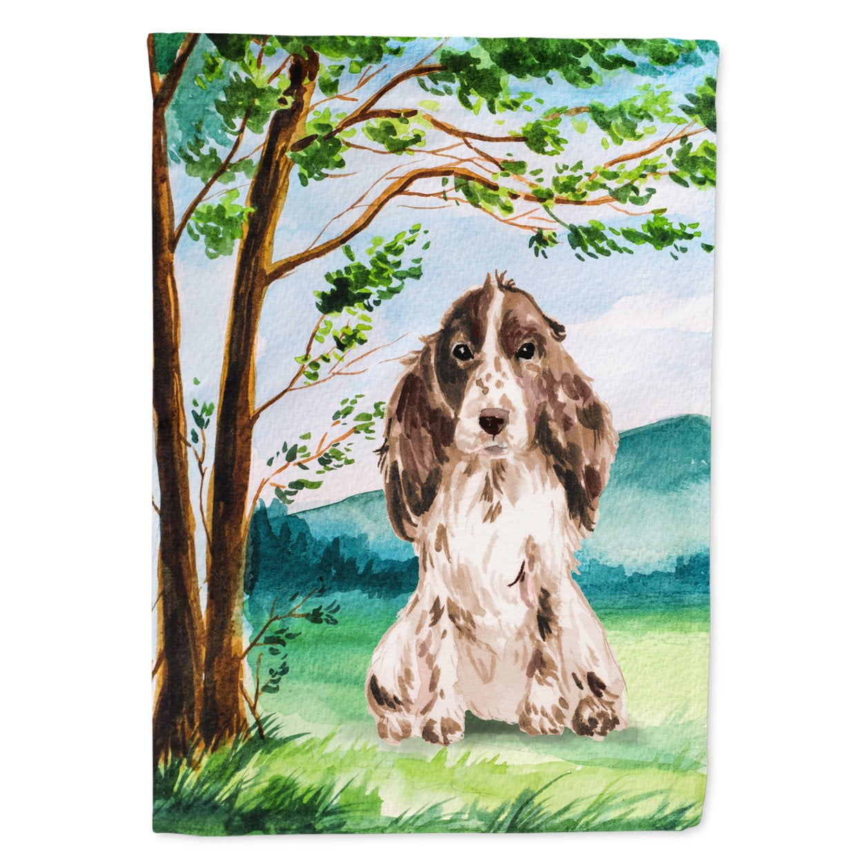 Carolines Treasures CK2022GF Under the Tree Chocolate Parti Cocker ...