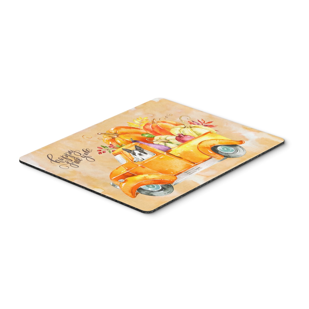Carolines Treasures CK2610MP Fall Harvest Boston Terrier Mouse Pad Hot ...