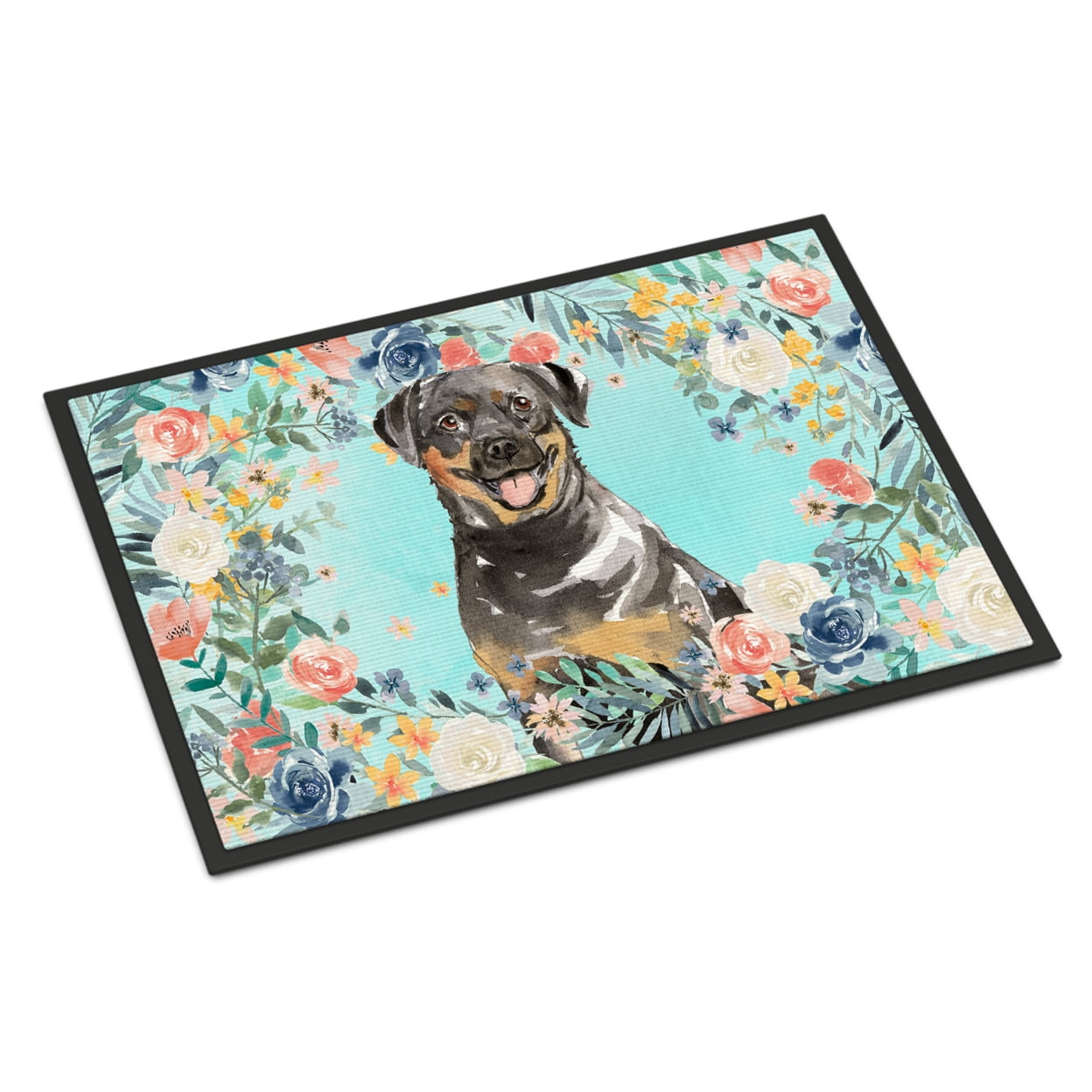 Carolines Treasures CK3415JMAT Rottweiler Door Mat Indoor Rug or ...