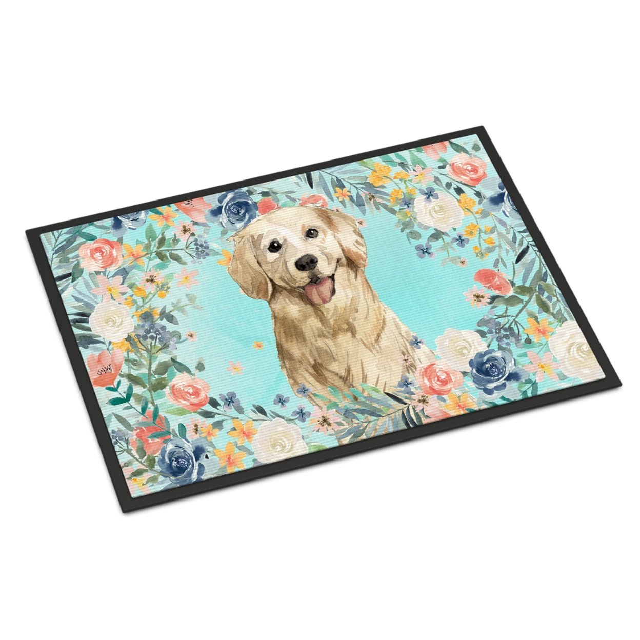Carolines Treasures CK3425MAT Golden Retriever Door Mat Indoor Rug or ...