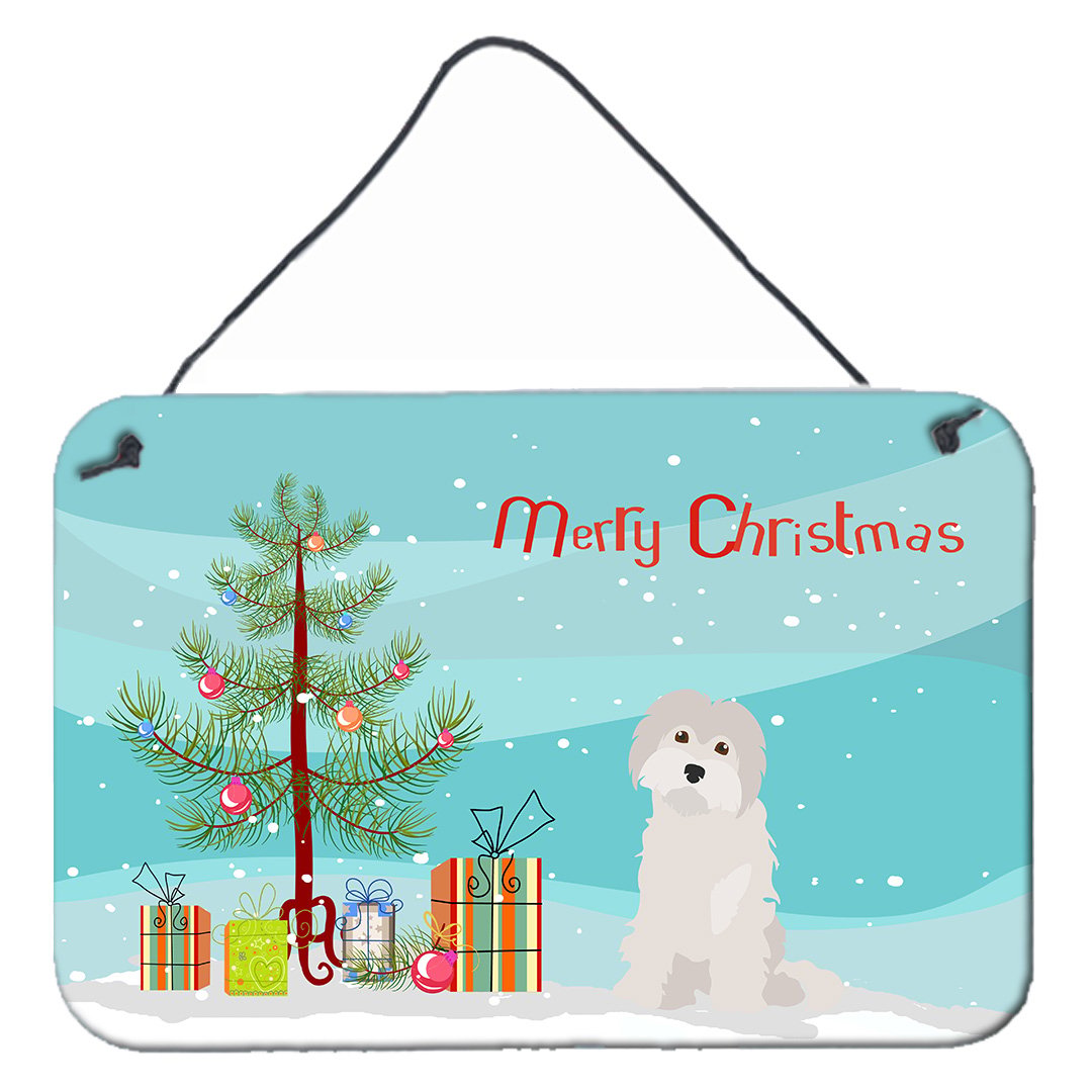Carolines Treasures CK3501DS812 Maltese 2 Christmas Tree Wall or Door ...