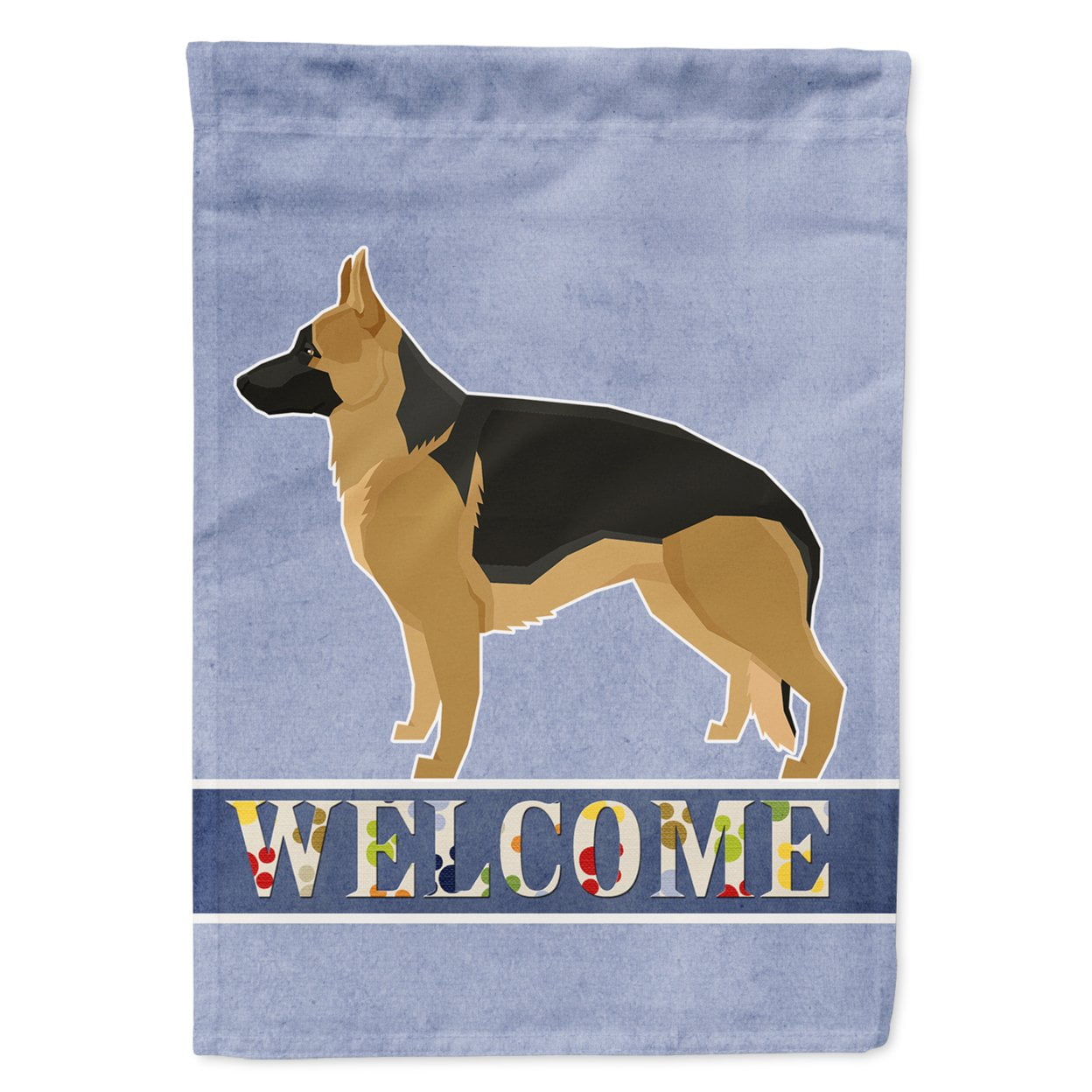 Carolines Treasures CK3599GF German Shepherd Welcome Flag Garden Size ...