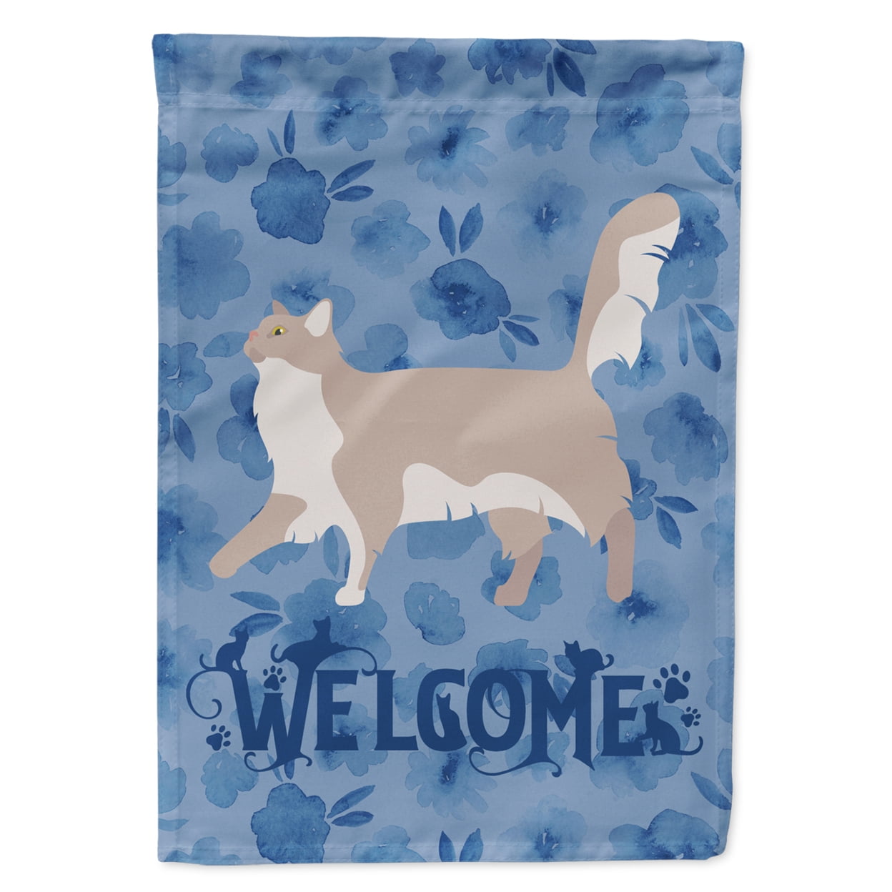 Chantilly Tiffany Cat Welcome Garden Flag - Walmart.com