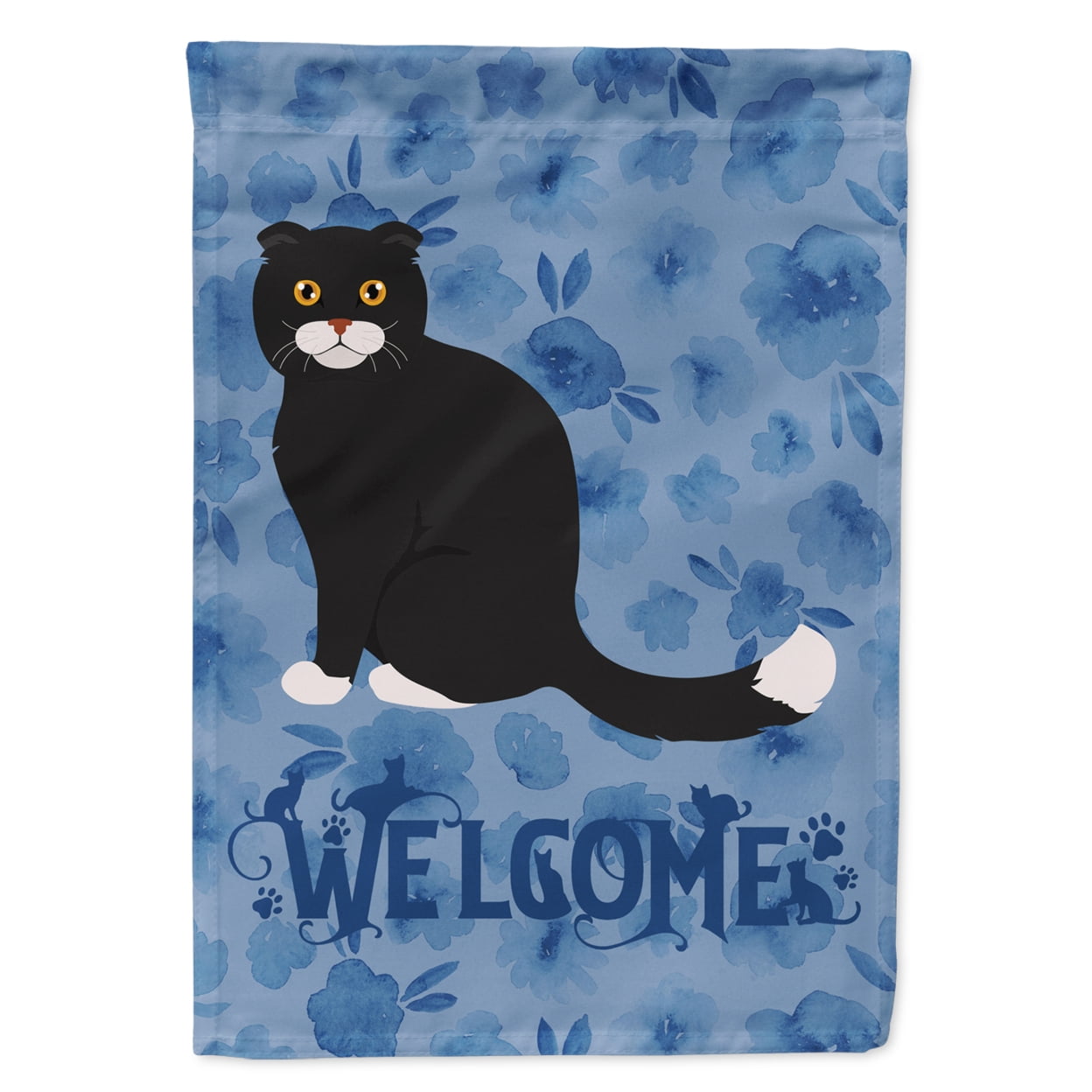 Foldex Exotic Fold #2 Cat Welcome Flag Canvas House Size - Walmart ...