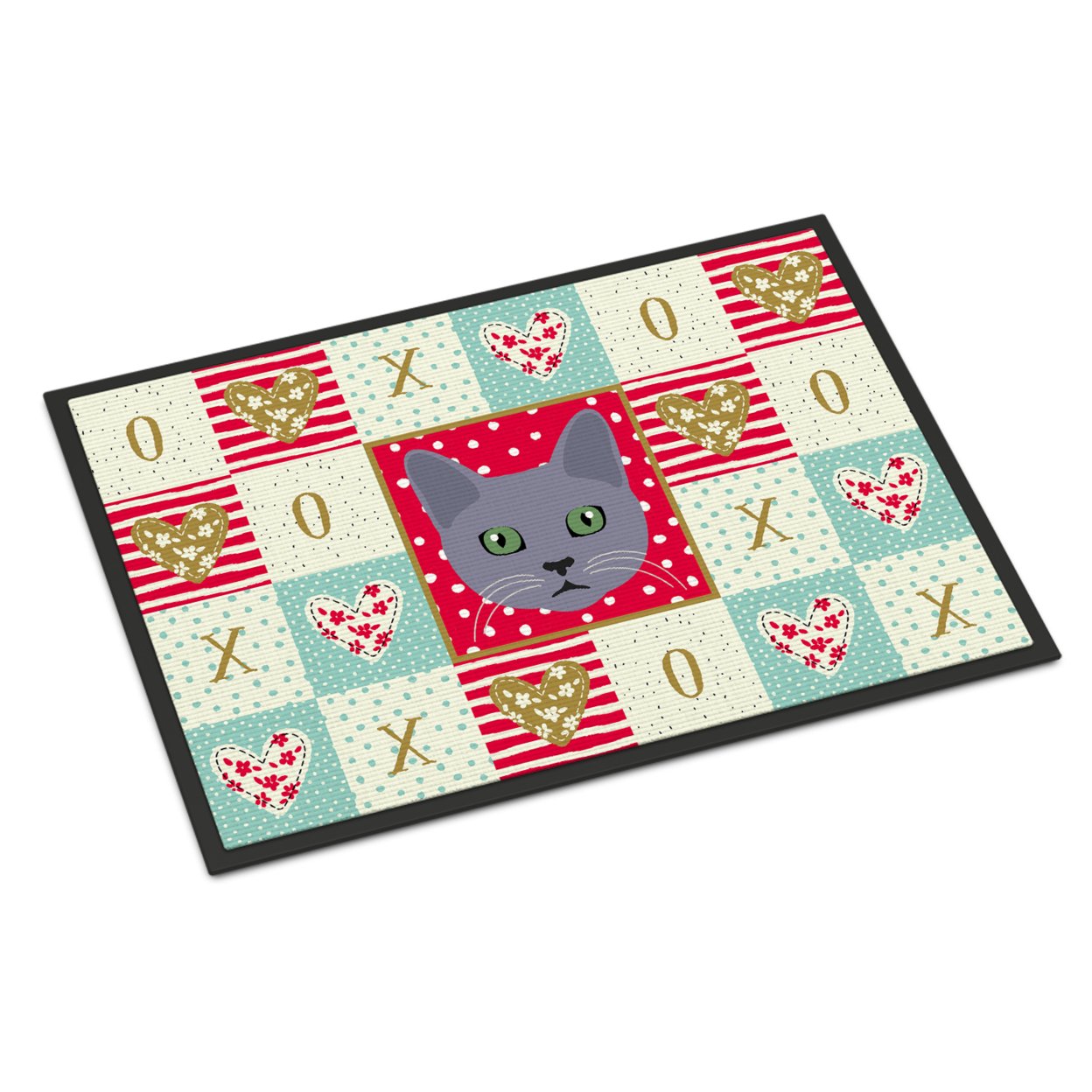 Carolines Treasures CK5124MAT Korat Cat Love Door Mat Indoor Rug or ...