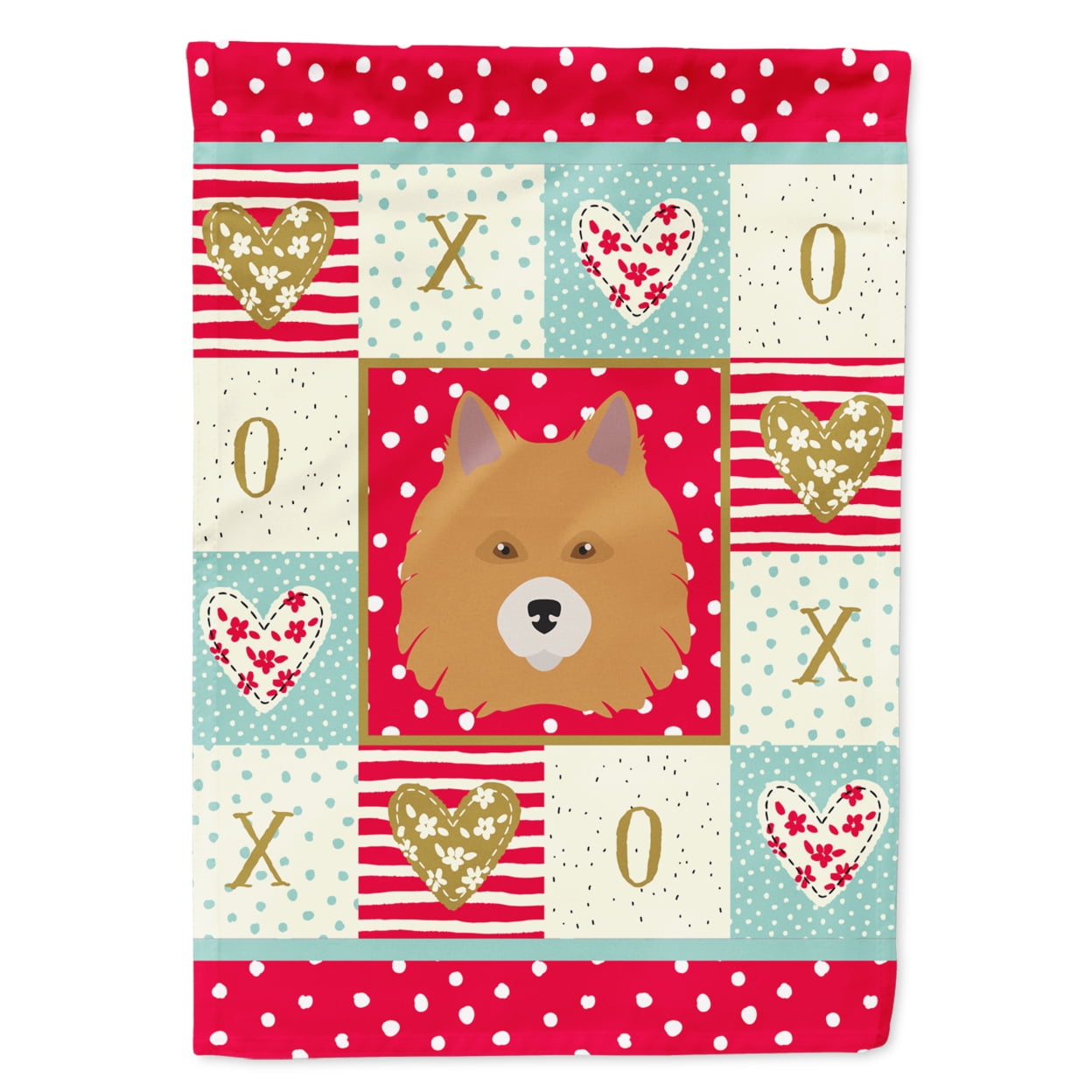Carolines Treasures CK5196CHF Elo Dog Love Flag Canvas House Size Large ...