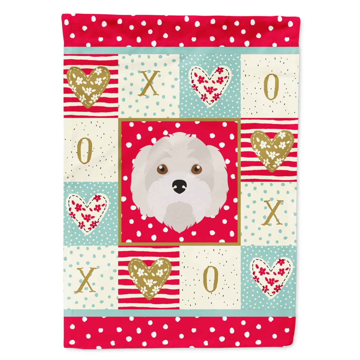 Carolines Treasures CK5214CHF Kyi-Leo Love Flag Canvas House Size Large ...