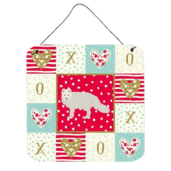 Caroline's Treasures CK5304DS66 White Arctic Fox Love Wall or Door ...
