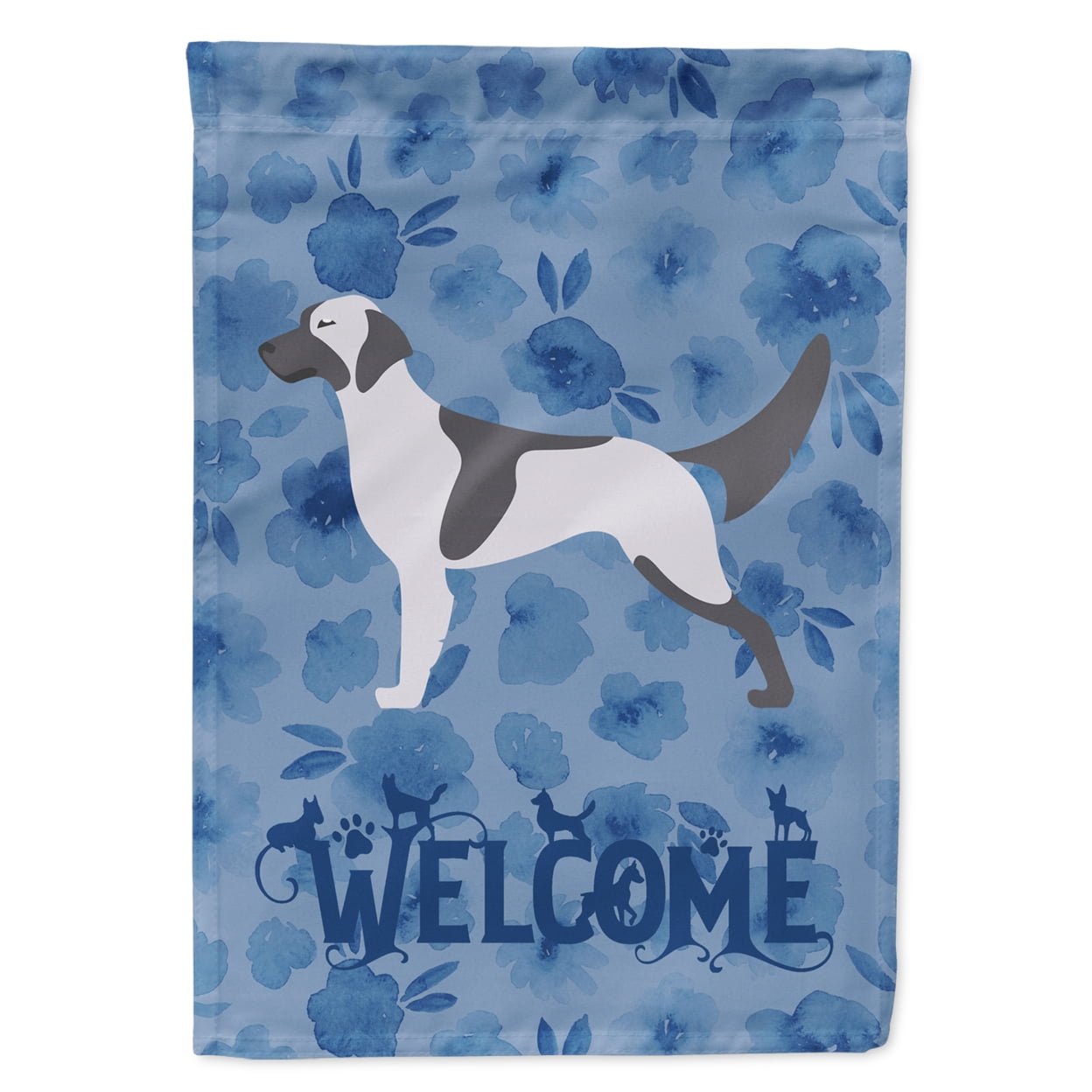 Carolines Treasures CK6108GF English Setter Welcome Flag Garden Size ...