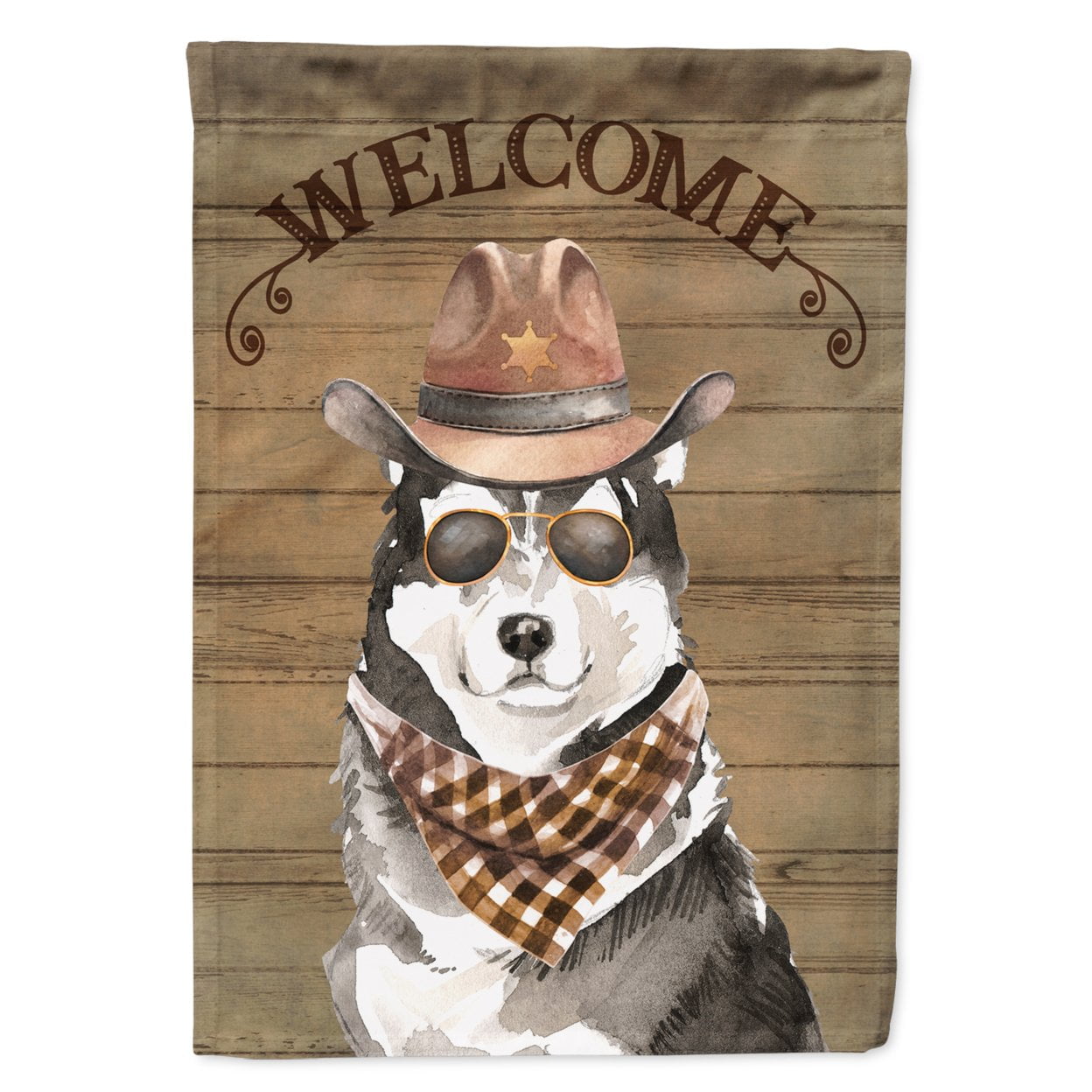 Carolines Treasures CK6341GF Alaskan Malamute 2 Country Dog Flag Garden ...