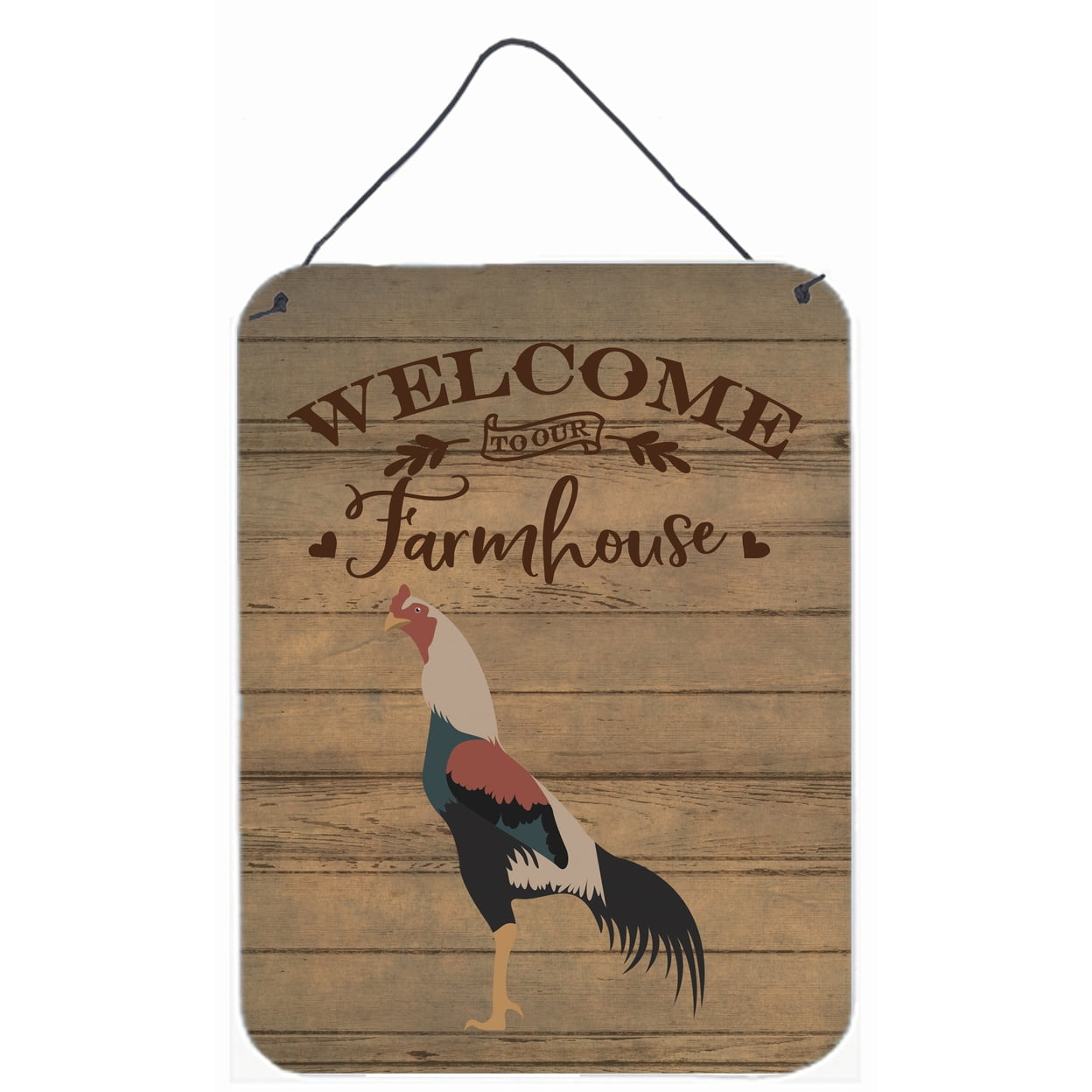Carolines Treasures Kulang Chicken Welcome Door Hanging Prints wall ...