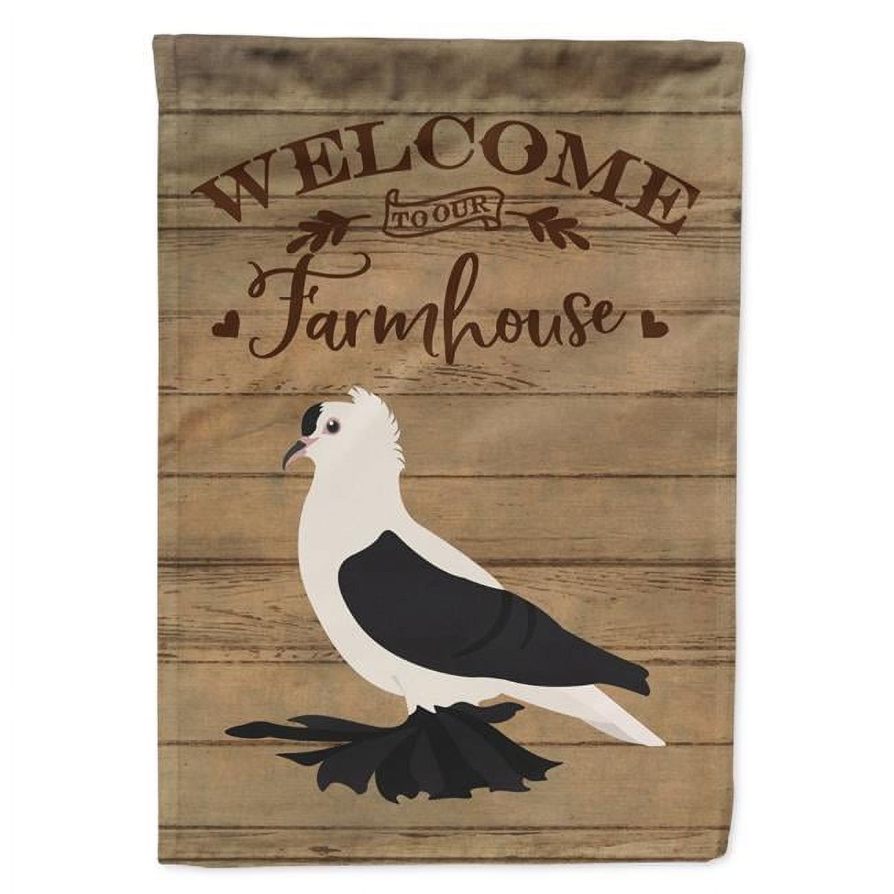 Carolines Treasures CK6890GF Saxon Fairy Swallow Pigeon Welcome Garden ...