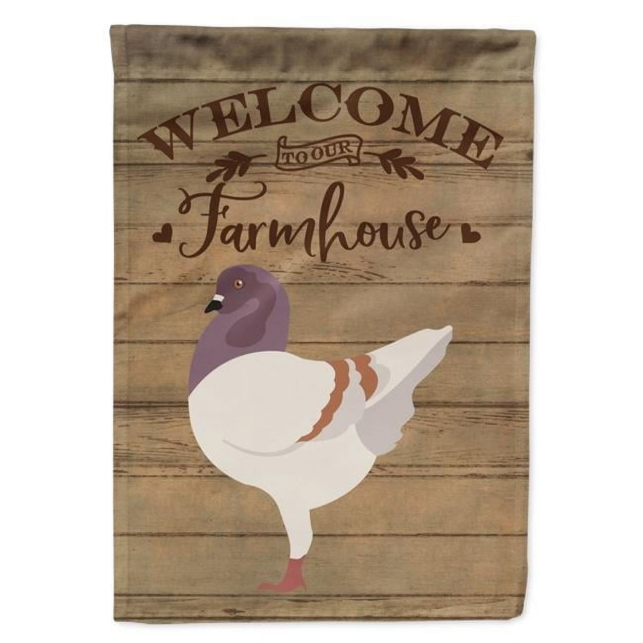 Carolines Treasures CK6893GF German Modena Pigeon Welcome Garden Flag ...