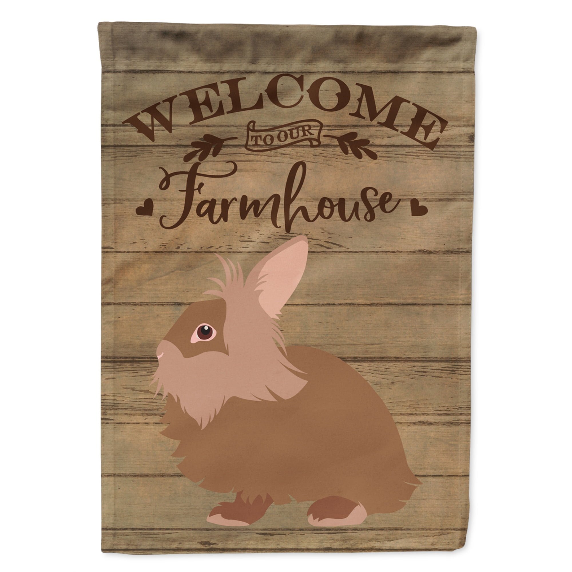 Lionhead Rabbit Welcome Flag Canvas House Size - Walmart Business Supplies