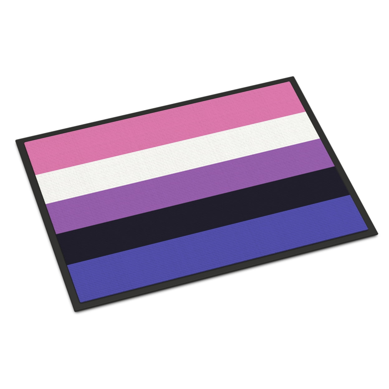 Carolines Treasures CK7997JMAT Genderfluid Pride Door Mat Indoor Rug or ...