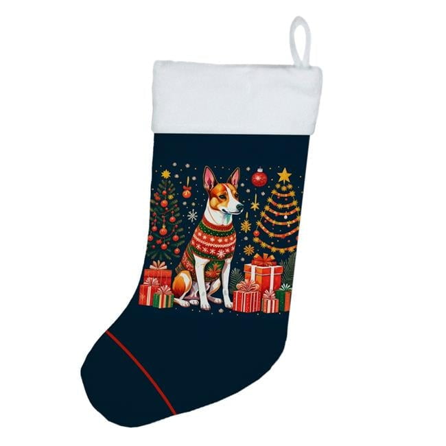 Basenji Christmas Christmas Stocking 13.5 in x 18 in - Walmart.com