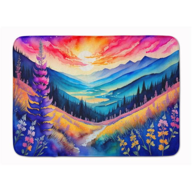 Carolines Treasures DAC1406RUG 19 x 27 in. Unisex Annual Larkspur in ...