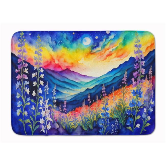 Carolines Treasures DAC1428RUG 19 x 27 in. Unisex Delphinium in Color ...