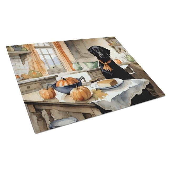 Carolines Treasures DAC1787LCB 15 x 12 in. Unisex Black Lab Fall ...