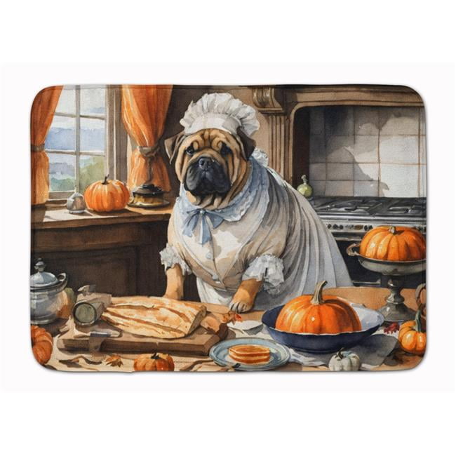 Carolines Treasures DAC1812RUG 19 x 27 in. Unisex Shar Pei Fall Kitchen ...