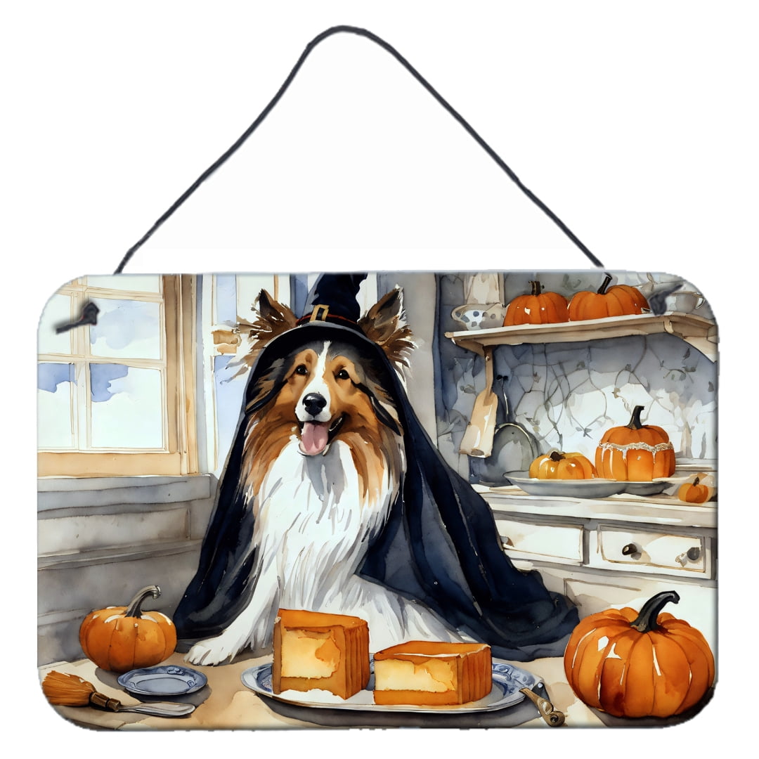 Carolines Treasures DAC1813DS812 12 x 8 in. Unisex Sheltie Fall Kitchen ...