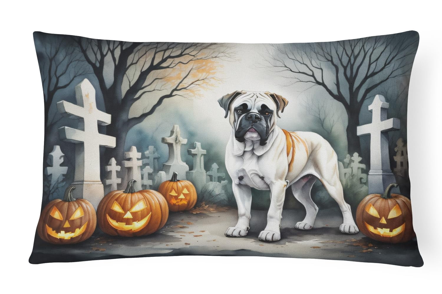 Carolines Treasures DAC2025PW1216 16 x 12 in. Unisex Boxer Spooky ...