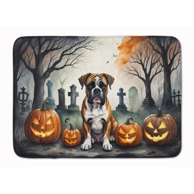 Carolines Treasures DAC2026RUG 19 x 27 in. Unisex Boxer Spooky ...