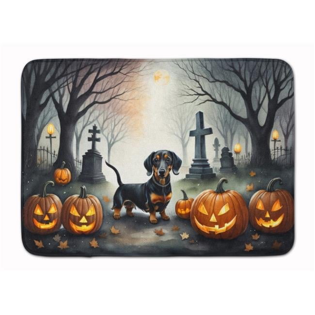 Carolines Treasures DAC2037RUG 19 x 27 in. Unisex Dachshund Spooky ...