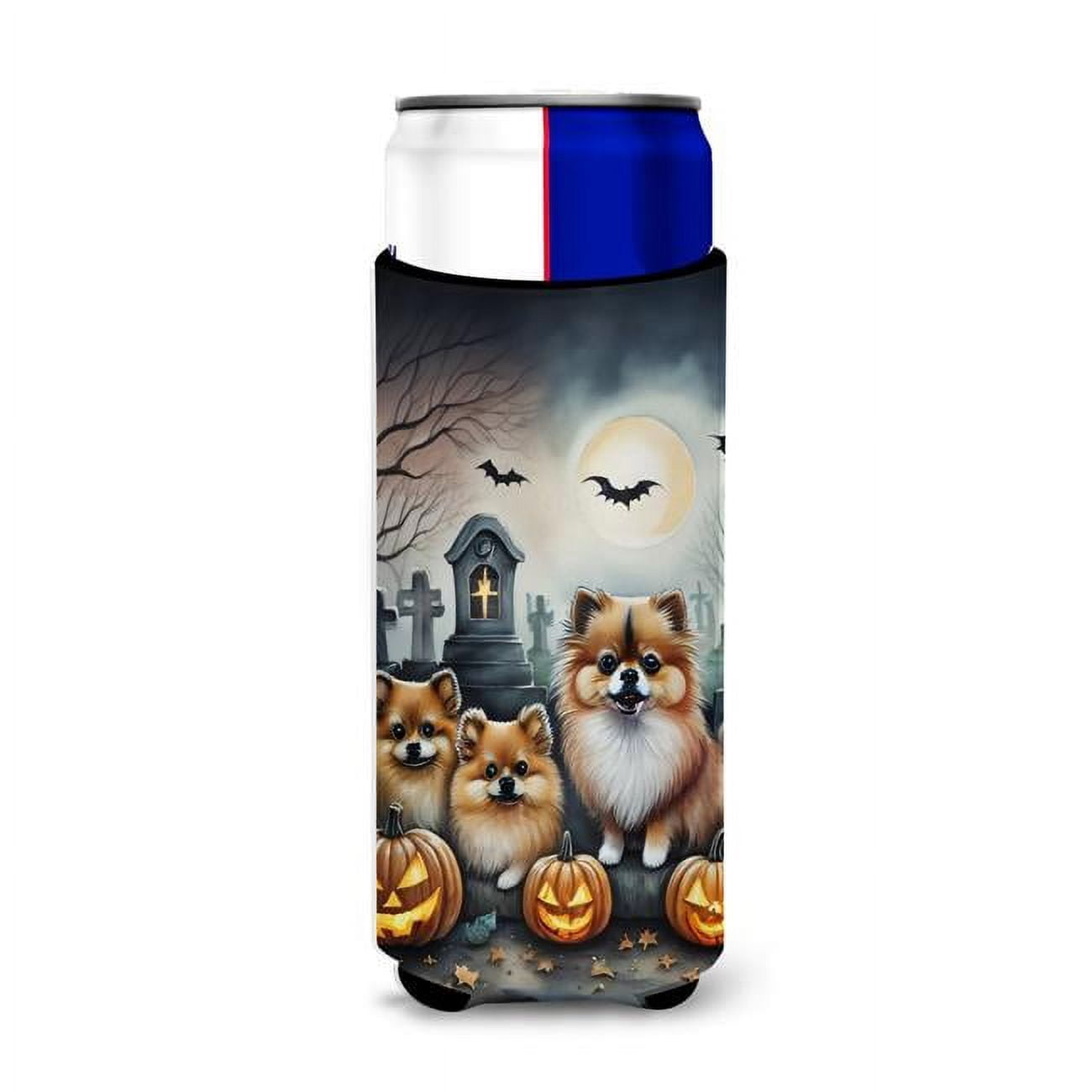 Carolines Treasures DAC2068MUK 0.25 x 6.5 x 4 in. Pomeranian Spooky ...