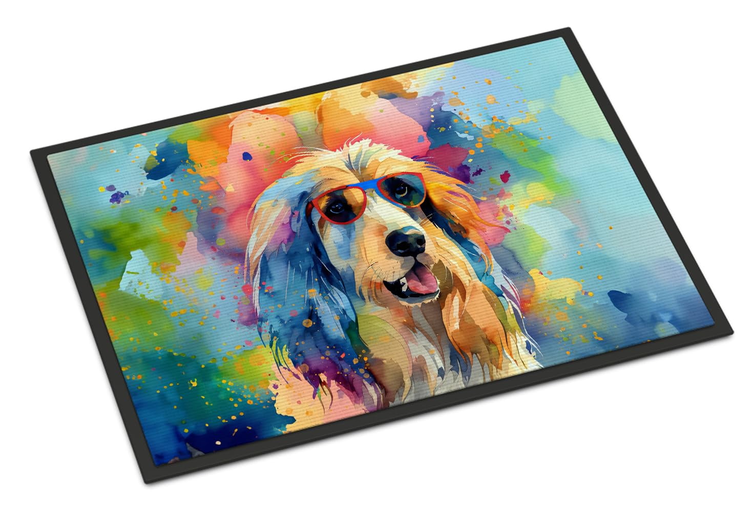 Carolines Treasures DAC2580JMAT 0.15 x 24 x 36 in. Hippie Dawg Indoor ...