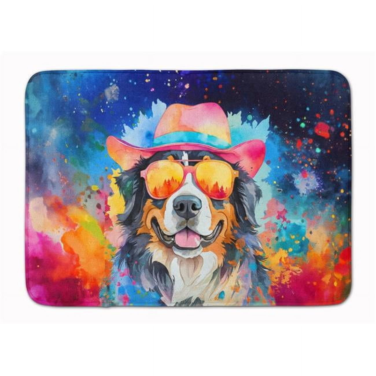 Carolines Treasures DAC2459RUG 19 x 27 in. Bernese Mountain Dog Hippie ...