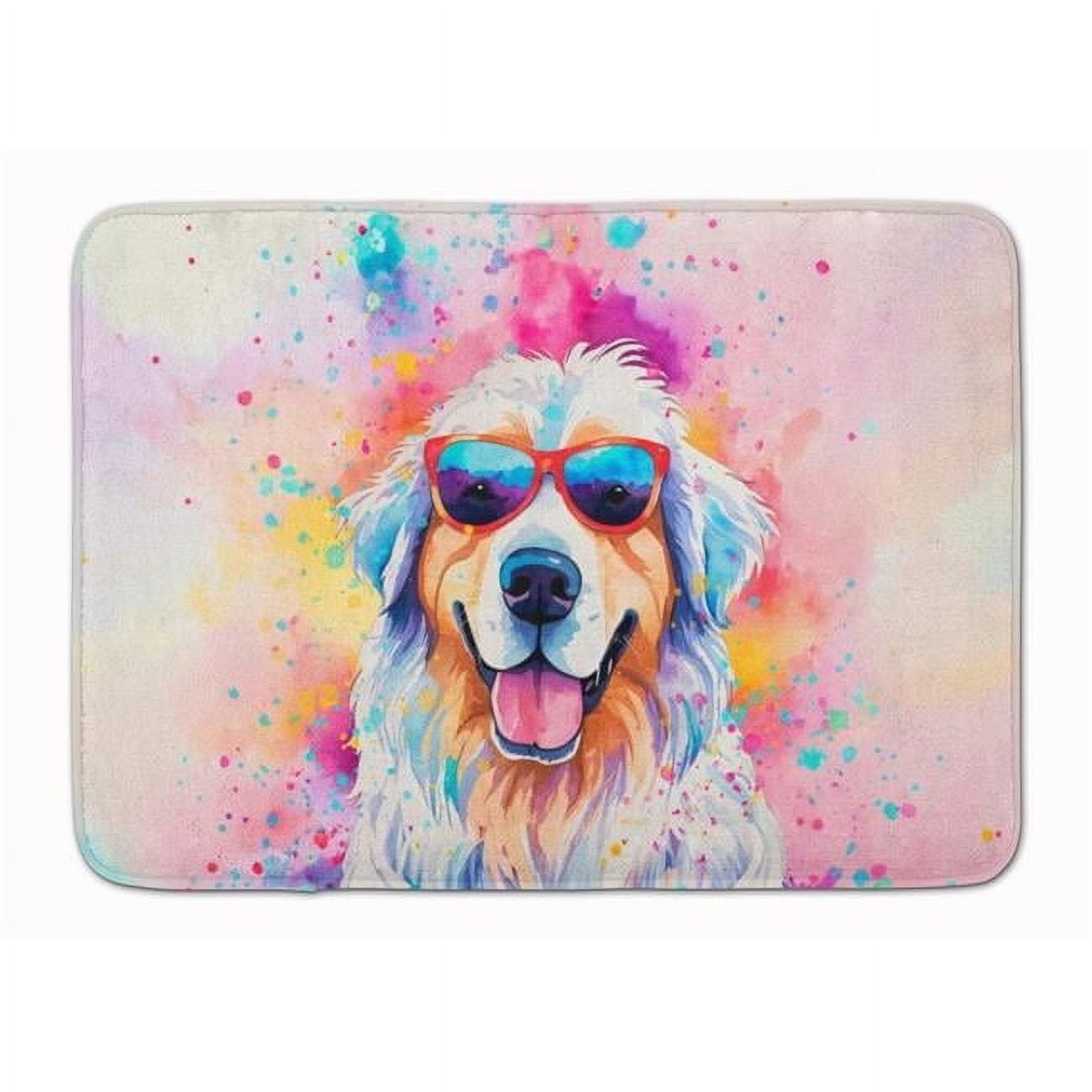 Carolines Treasures DAC2516RUG 19 x 27 in. Great Pyrenees Hippie Dawg ...