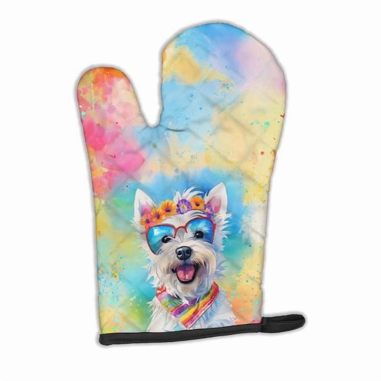 Carolines Treasures DAC2569OVMT 12 x 8.5 in. Unisex Westie Hippie Dawg ...