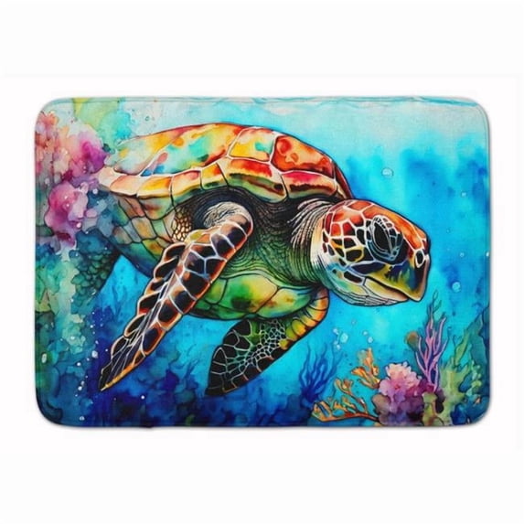 Carolines Treasures DAC2809RUG 19 x 27 in. Loggerhead Sea Turtle Memory ...